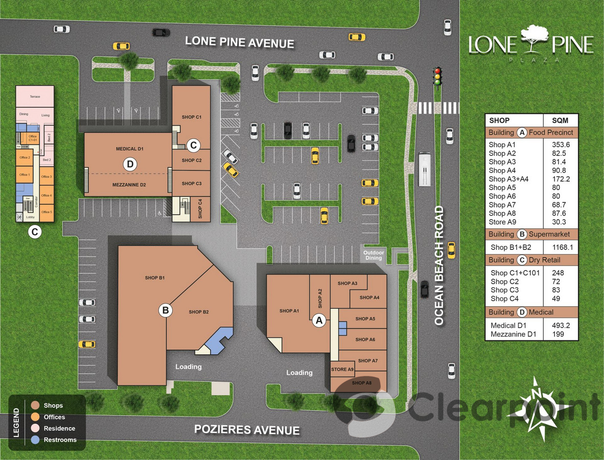 | Storeroom with direct access to Loading Dock